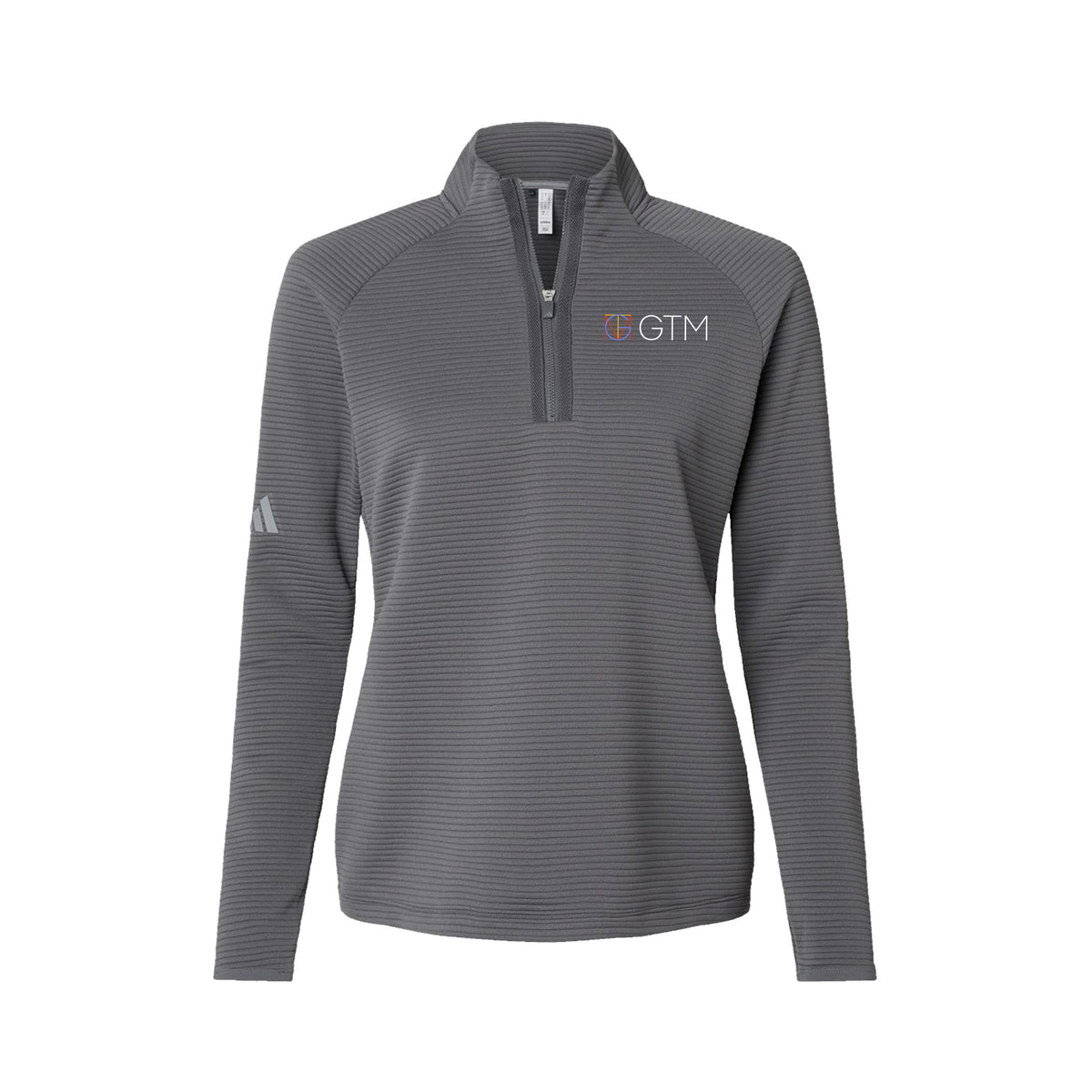 Adidas - Ladies Spacer Quarter-Zip Pullover. A589. – Custom Threads