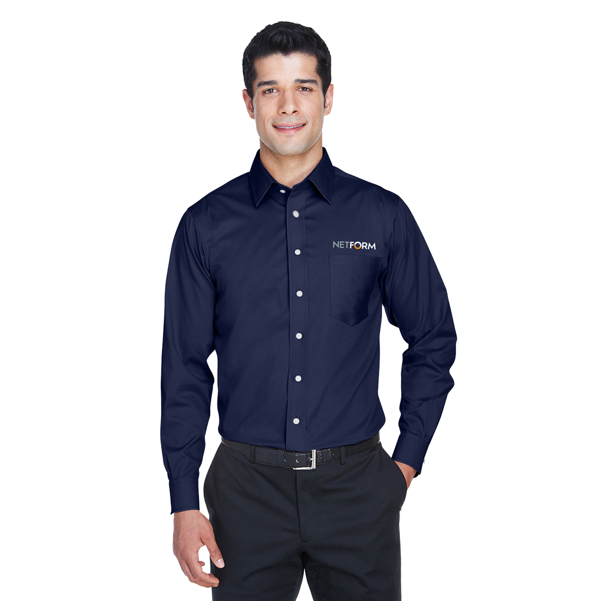 Devon & Jones - Solid Stretch Twill Woven Shirt. DG530. – Custom Threads