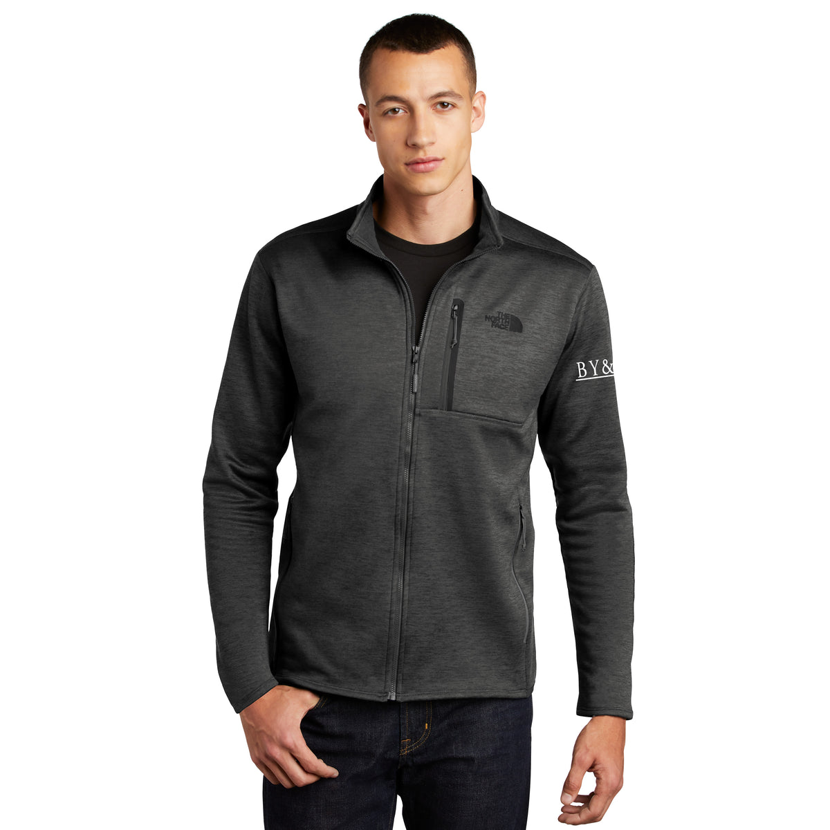 The North Face - Skyline Full-Zip Fleece Jacket. NF0A7V64. – Custom Threads