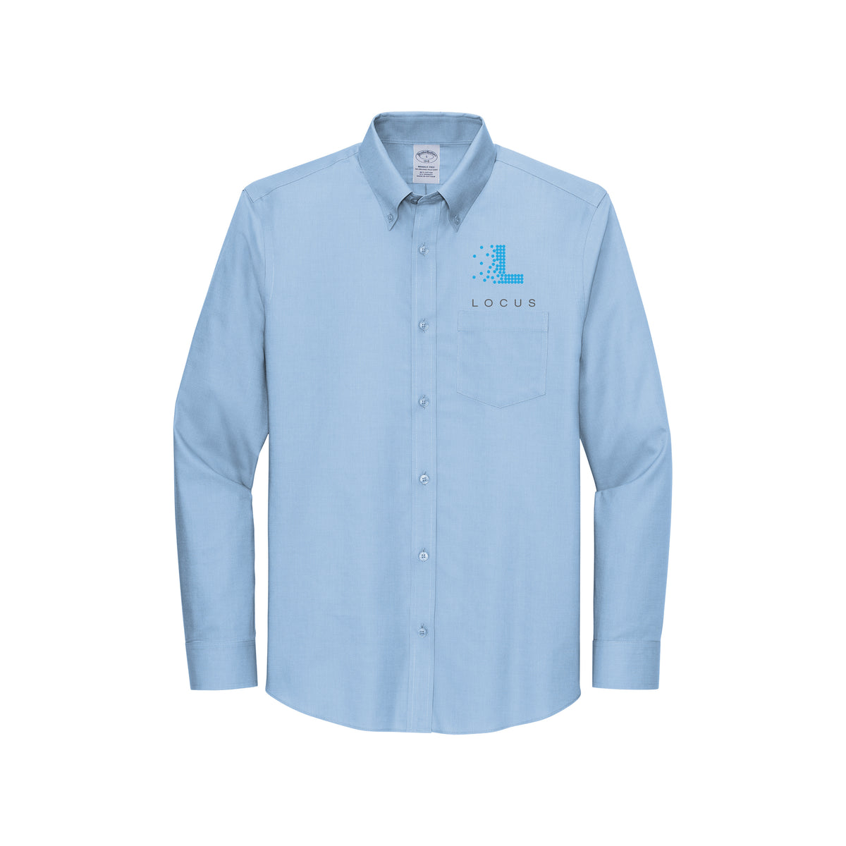 Brooks Brothers - Wrinkle-Free Stretch Nailhead Shirt. BB18002. – Custom Threads