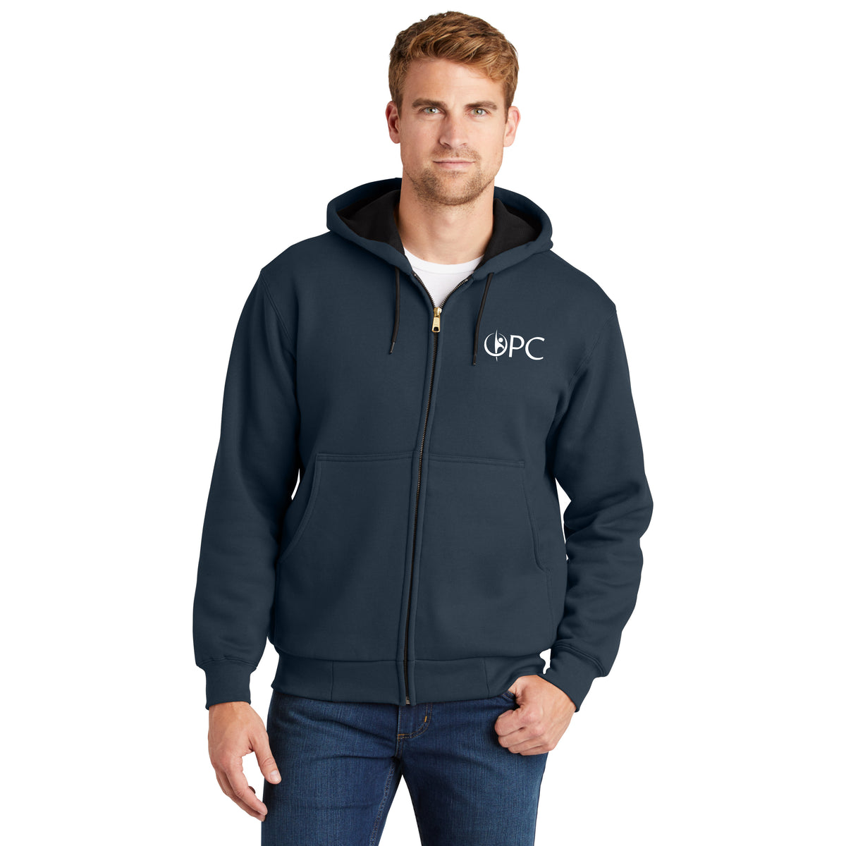 CornerStone - Heavyweight Full-Zip Hooded Sweatshirt with Thermal Lini ...