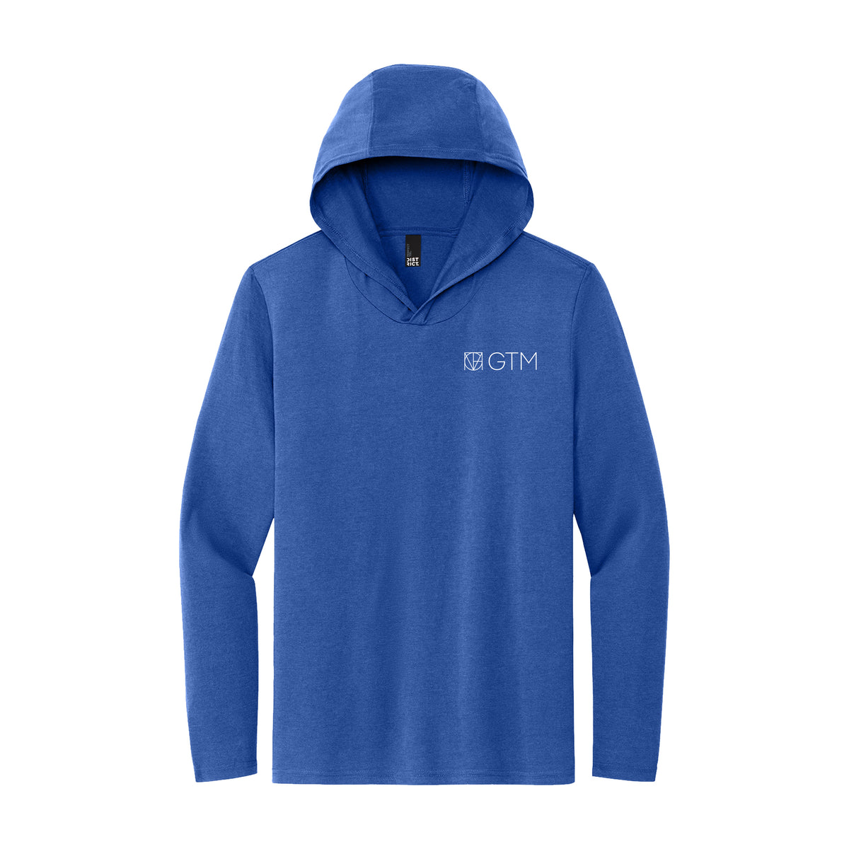 District - Perfect Tri Long Sleeve Hoodie. DM139. [SCREENPRINT ...