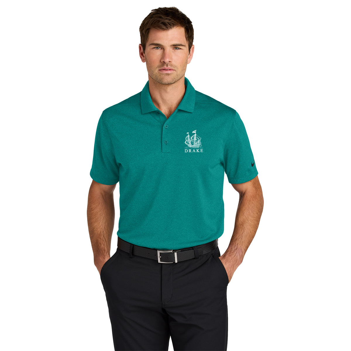Nike - Dri-FIT Smooth Heather Polo. NKFQ4794. – Custom Threads