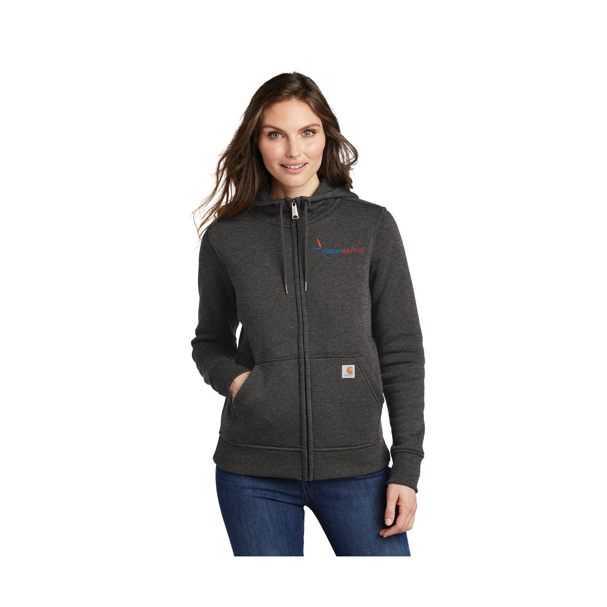 Carhartt - Ladies Clarksburg Full-Zip Hoodie. CT102788. – Custom Threads